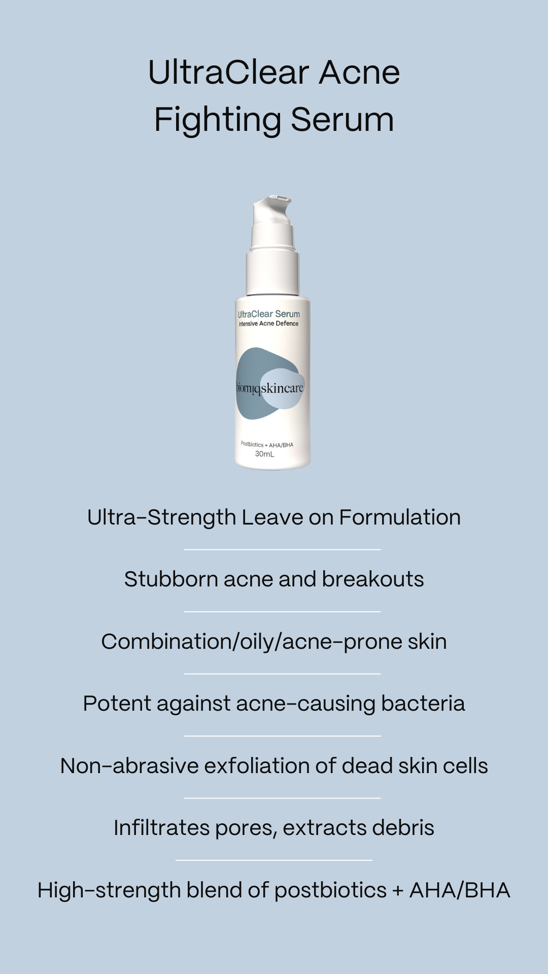 Acne Range – biomiq