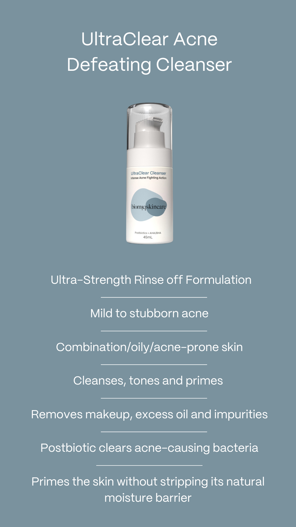 Acne Range – biomiq